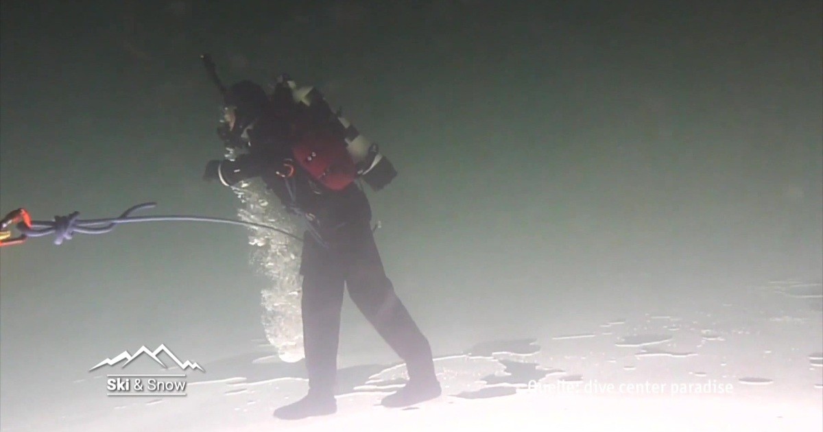 Eistauchen – Schauspieler Harry Blank nimmt uns mit zum winterlichen ...