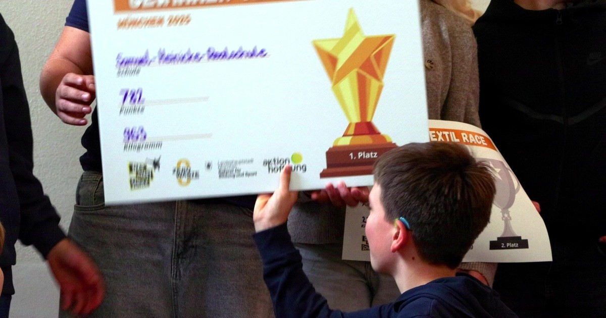 Die Samuel-Heinicke-Realschule gewinnt das Textilrace | münchen.tv